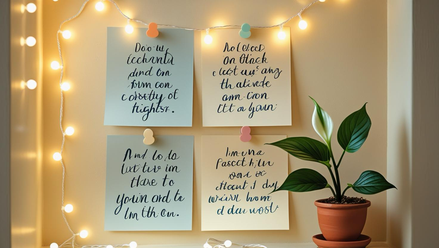 Affirmation Wall – Confidence Unlocked